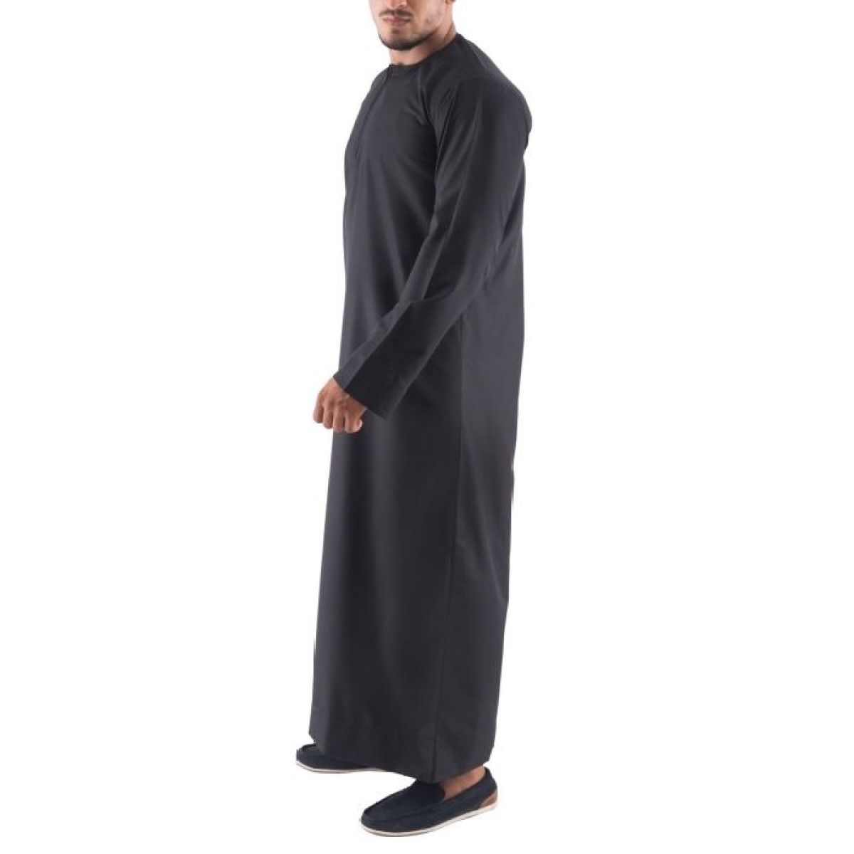 Mashroo Black Emrati - Men's Thobe - tabal.ng : tabal.ng