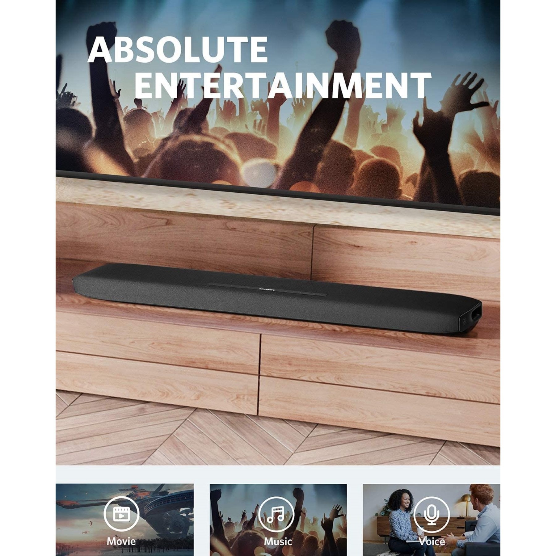 Anker Soundcore Infini Pro 120W Soundbar Bluetooth Speaker (5.0 ...