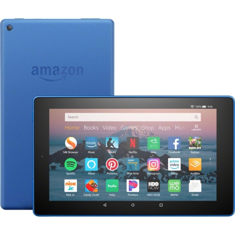 Amazon Fire HD 8 Tablet, 8inch HD Display (8th Gen - previous), 16 GB ...